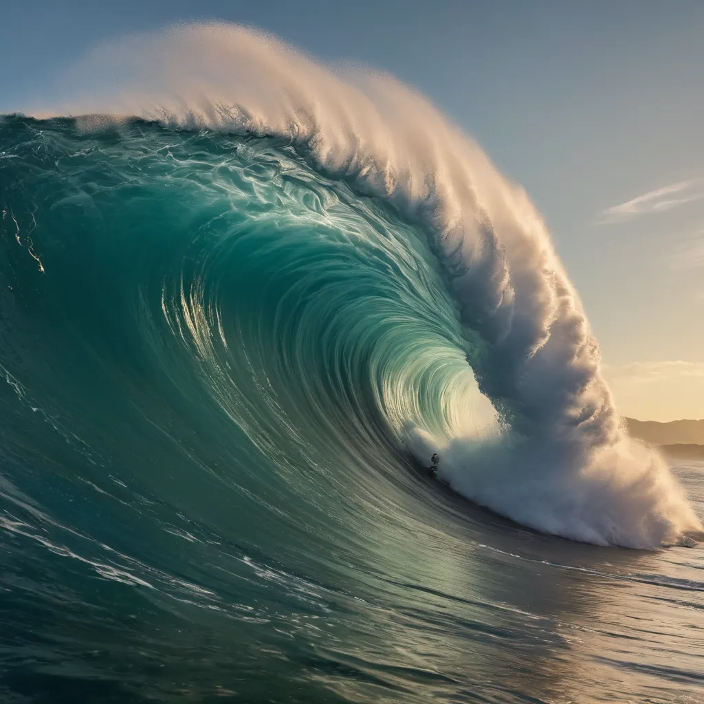 Exploring the Impact of 100-Foot Waves on Nature and Sports