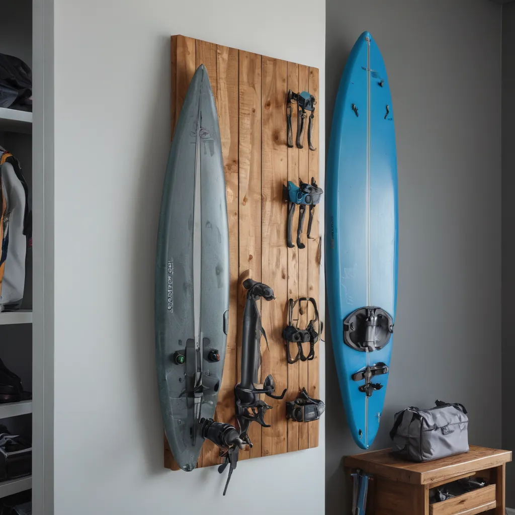 Maximize Space with Wall Mounted Board Racks